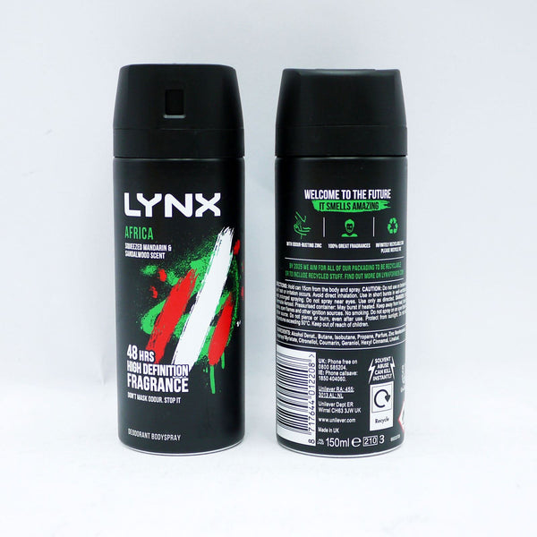 LYNX BODY SPRAY AFRICA - RangePlus